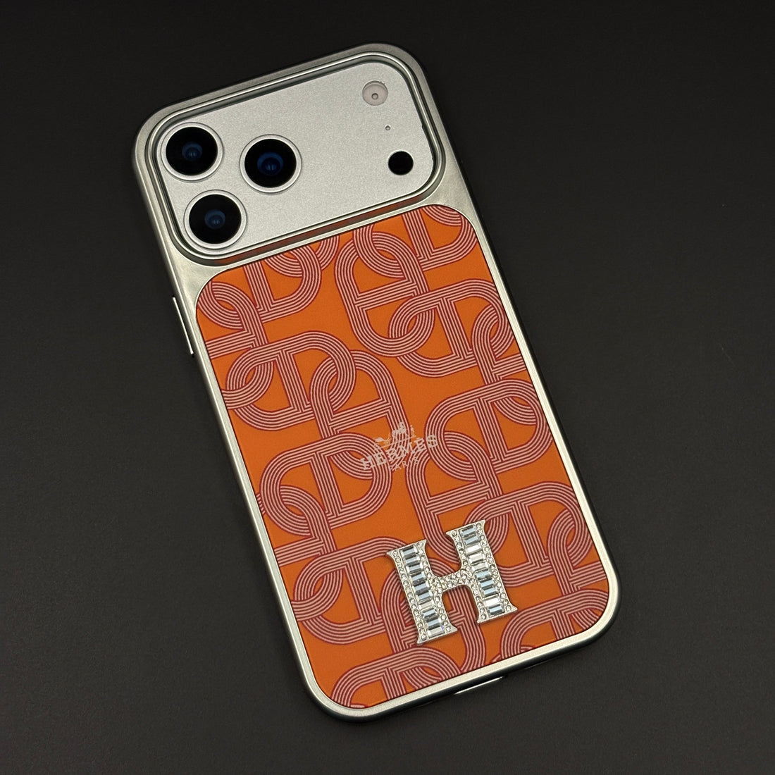 Luxury Branded Metal Initial Mobile Case Cover for iPhone 17 Series ...