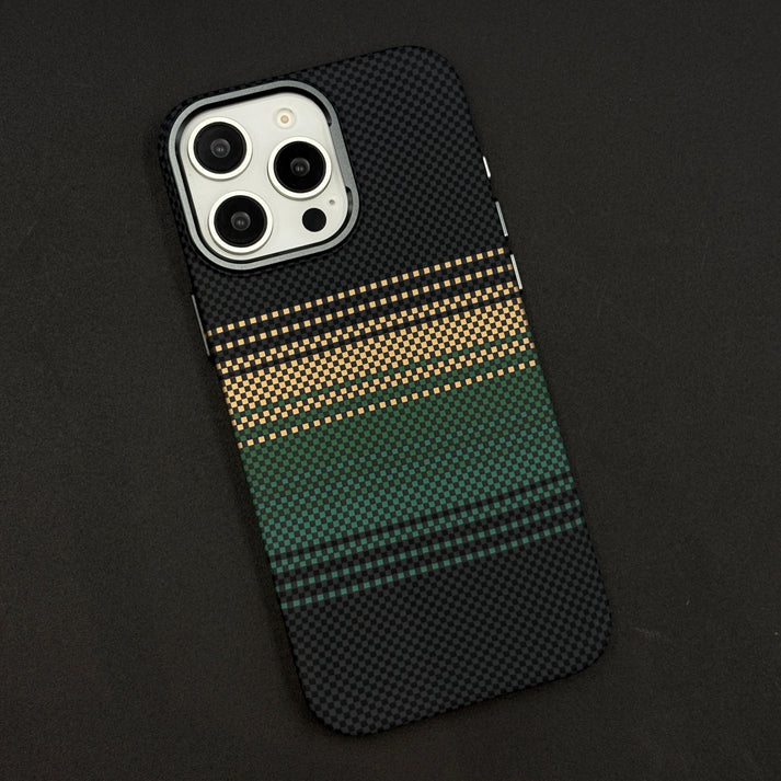 iPhone Series Pixelated Premium Slim Case | Rare Aramid Texture Finish ...