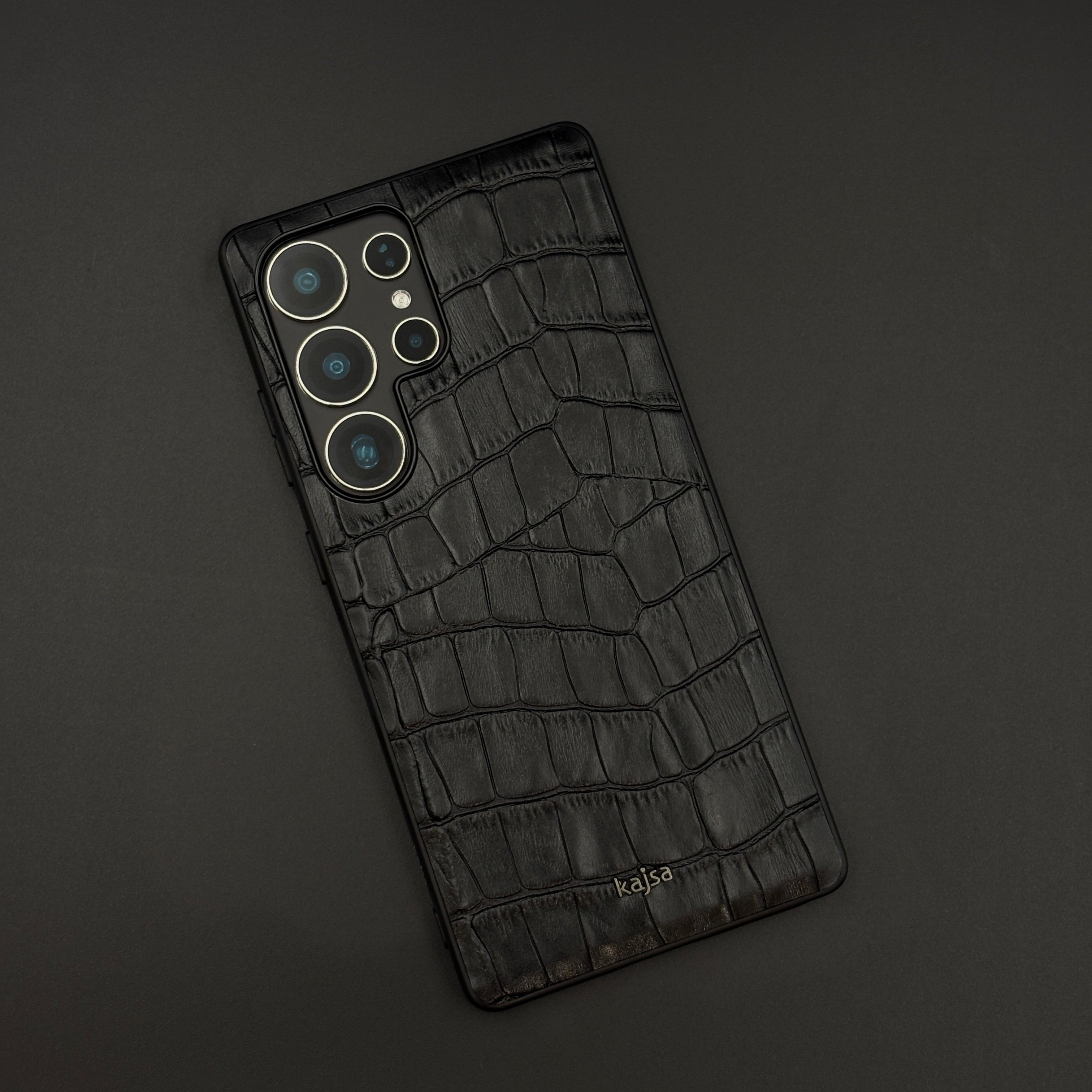 Croc Feel Leather Case for Samsung Galaxy S25 Ultra | Luxury Pattern ...
