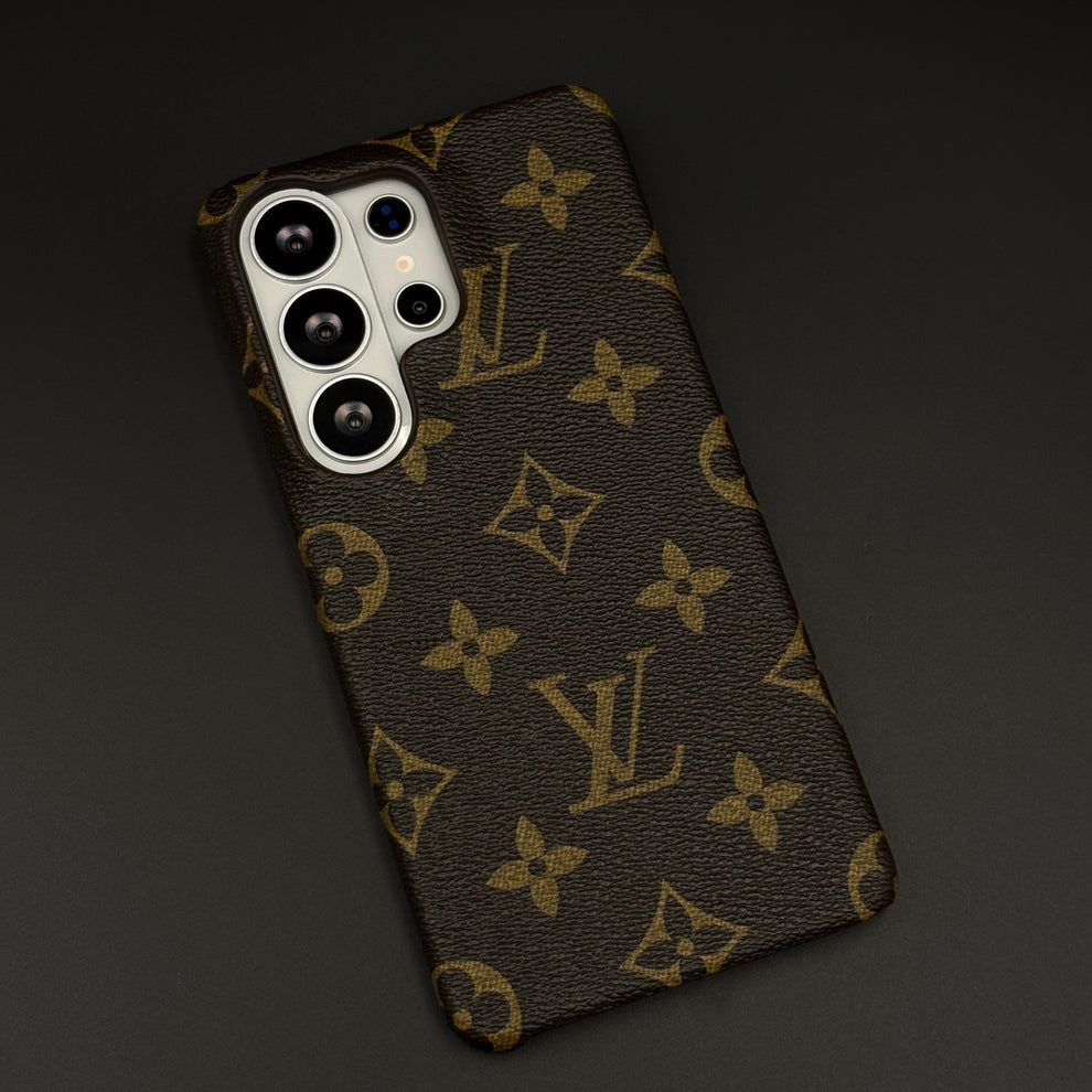 Luxury Brand PU Leather Brand Pattern Case for Samsung Galaxy S26 Ultr ...