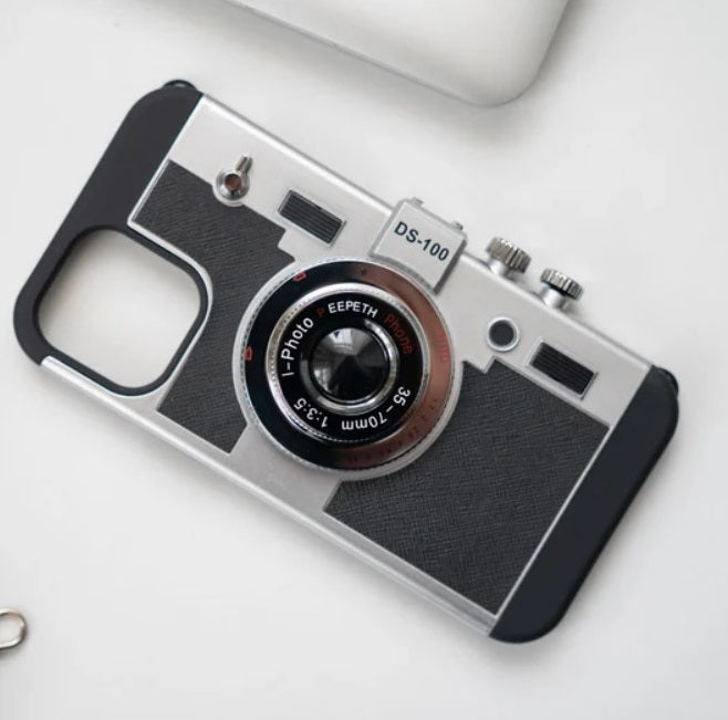 iPhone 15 Series 3D Retro Vintage Camera Case Cover – Season Made