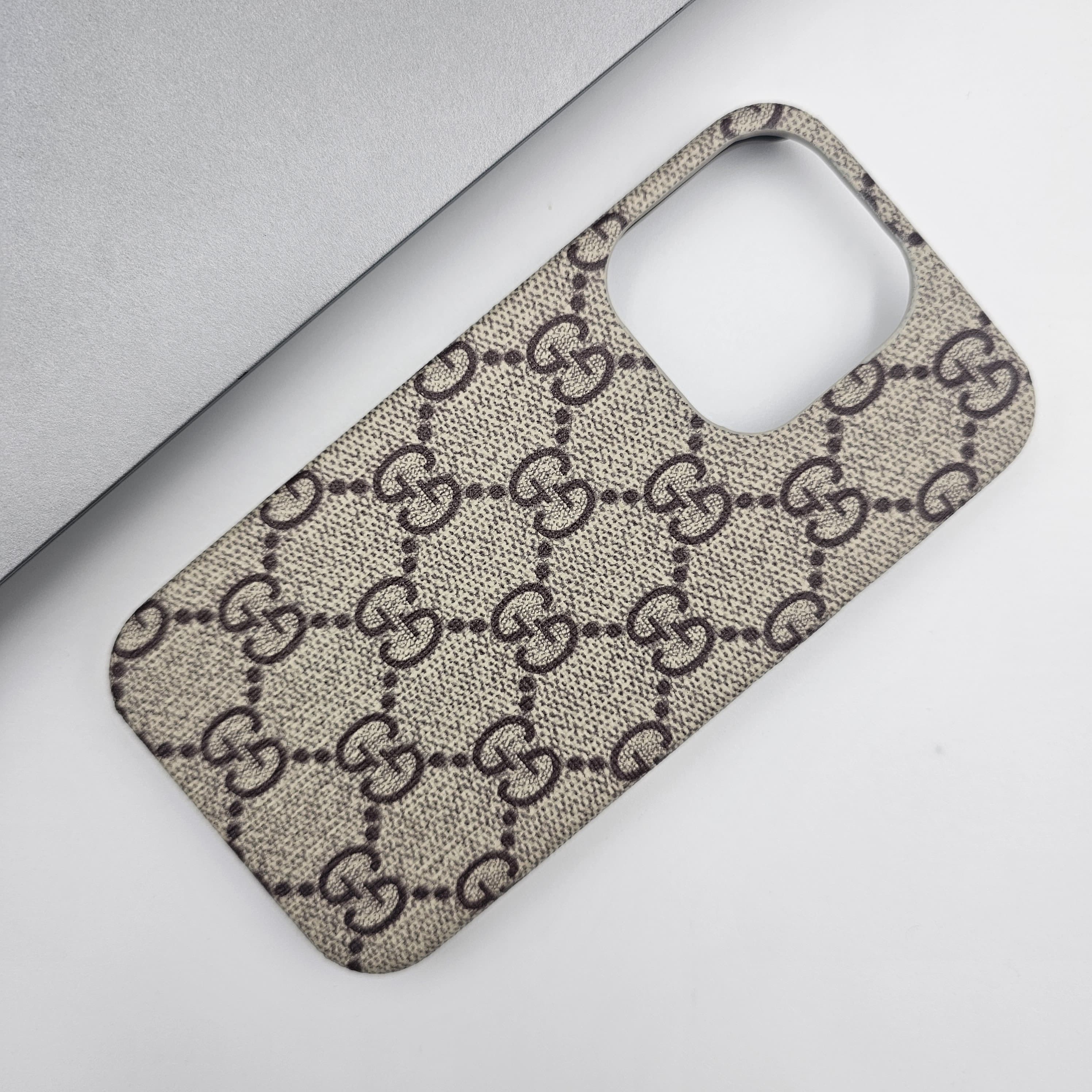 iPhone Luxury Brand GG Fashion PU Leather Case – Season Made